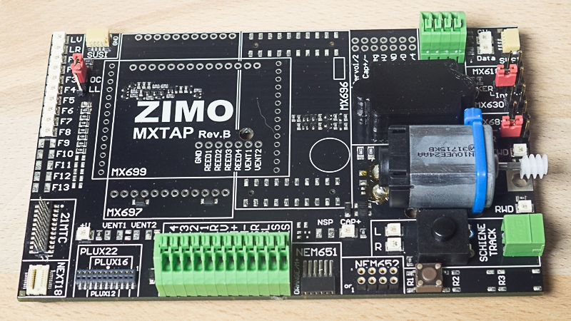 Zimo MXTAPS, with all interfaces