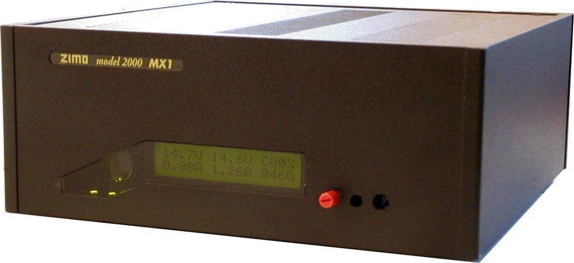 Zimo MX1 and MX2, MX1 base unit and MX2 hand controller.